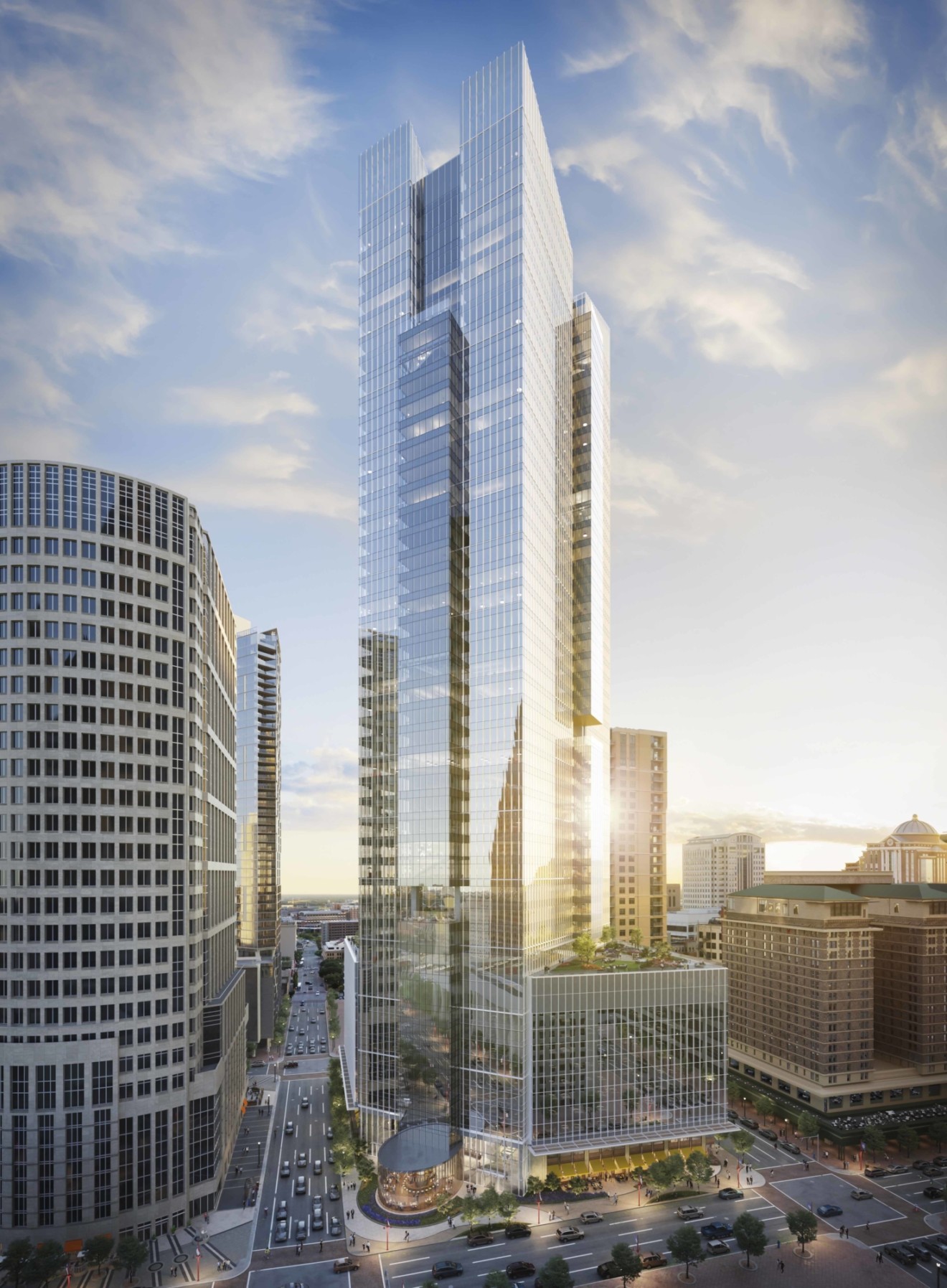 Texas Tower Receives LEED Platinum Pre-Cert. - Press - Hines