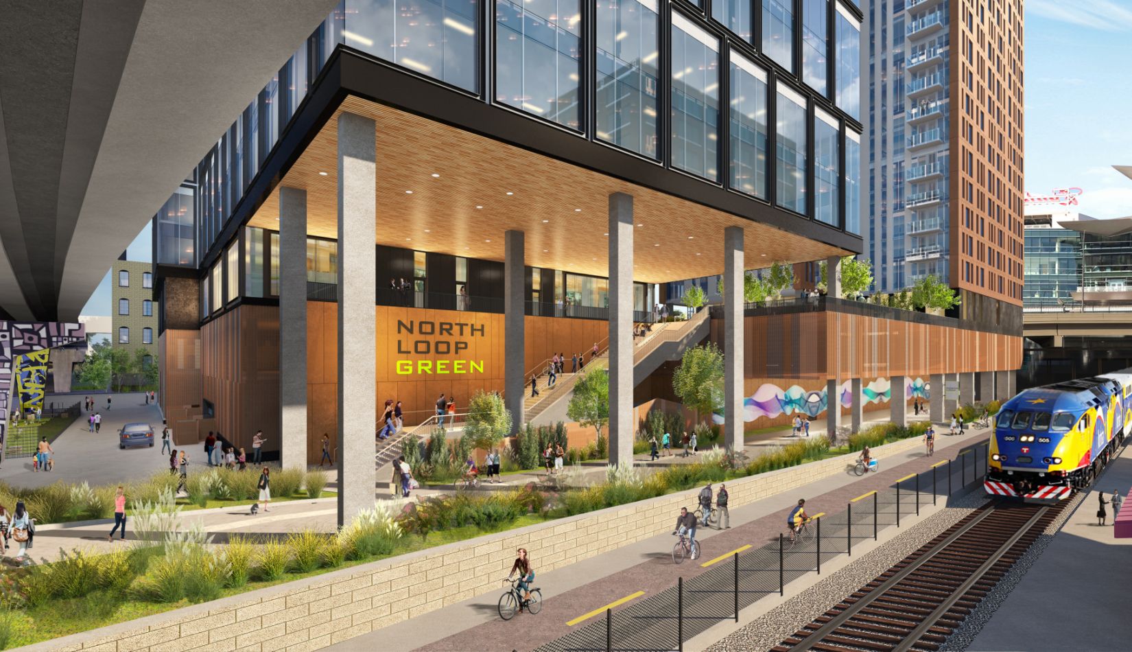 North Loop Green in Minneapolis Signs Anchor Tenant, Piper… - Hines