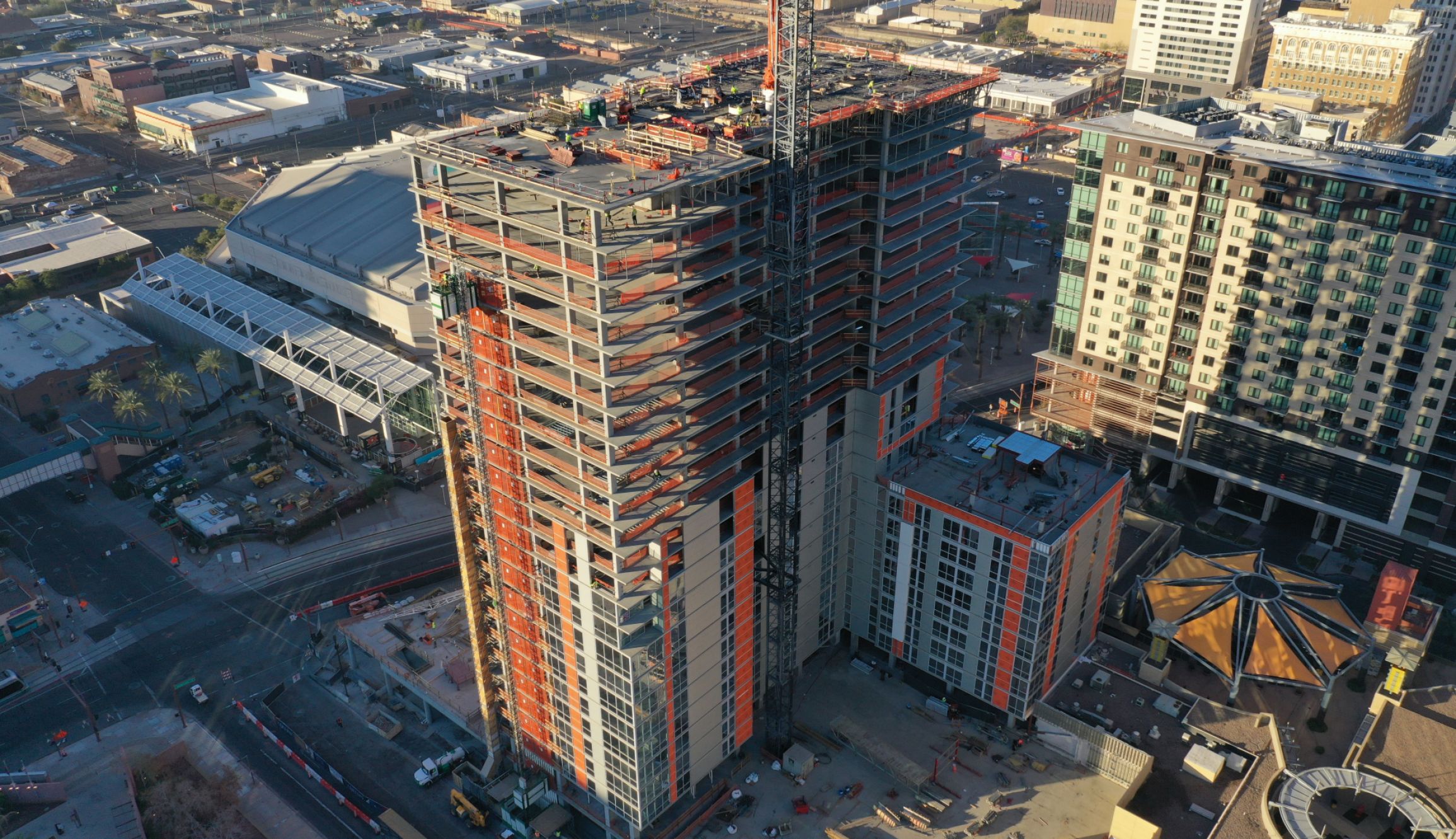 The Adeline in Phoenix Reaches Construction Milestone - Hines
