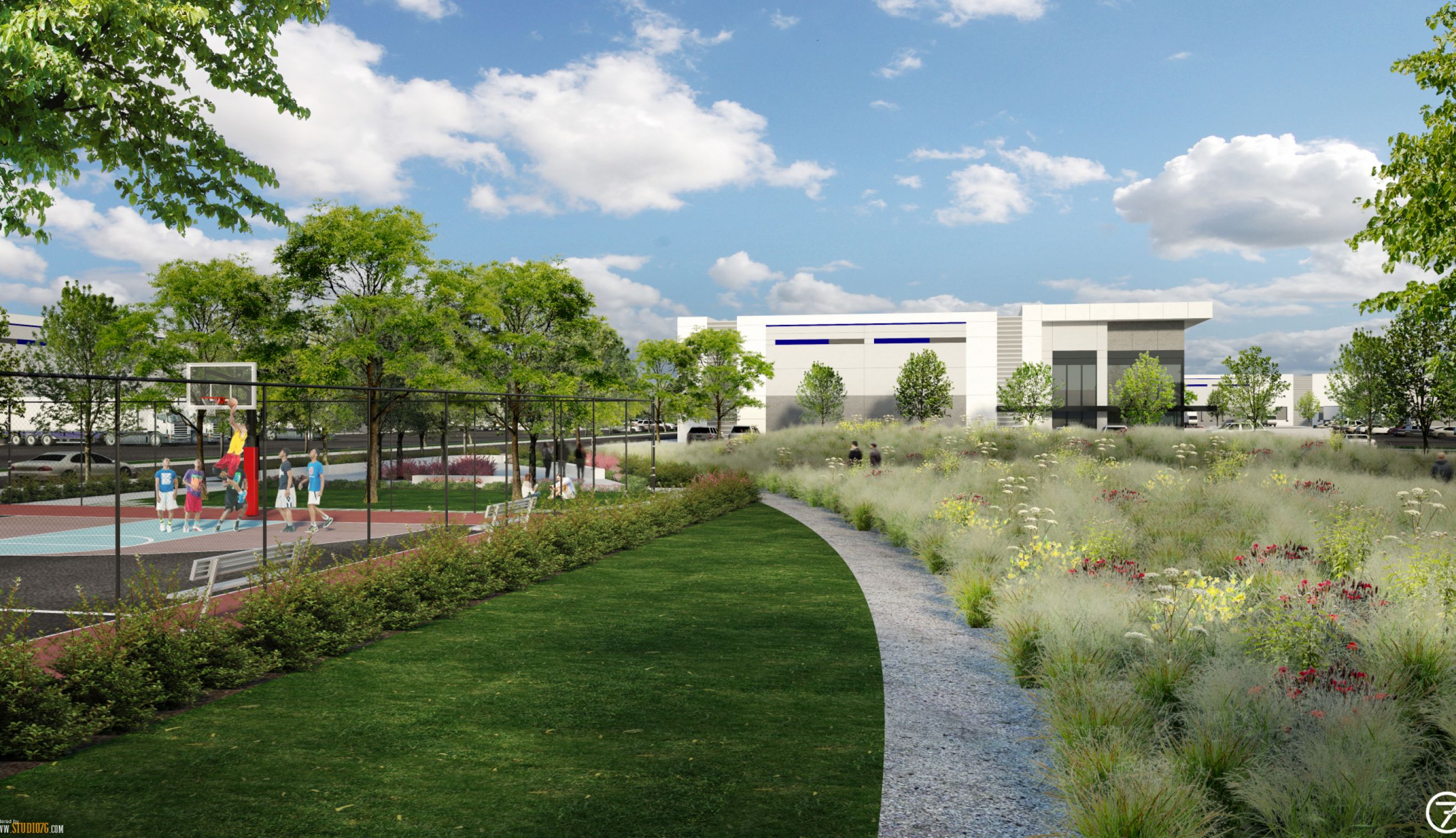Hines Breaks Ground on First Phase of Class A Industrial Park… - Hines