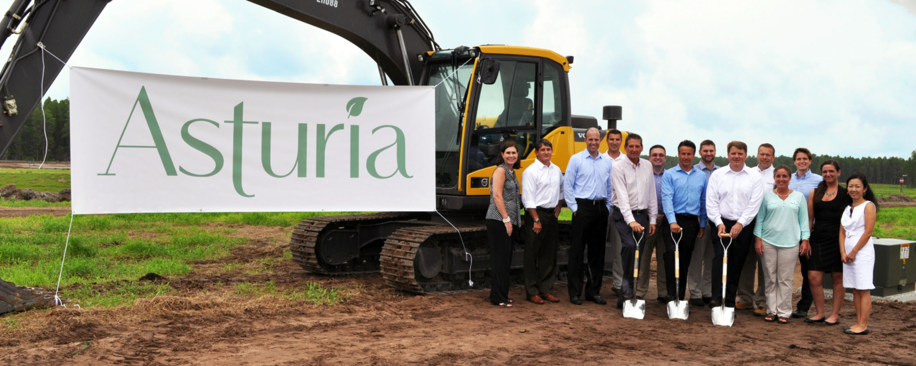 Builders Break Ground on Model Homes at Asturia - Hines